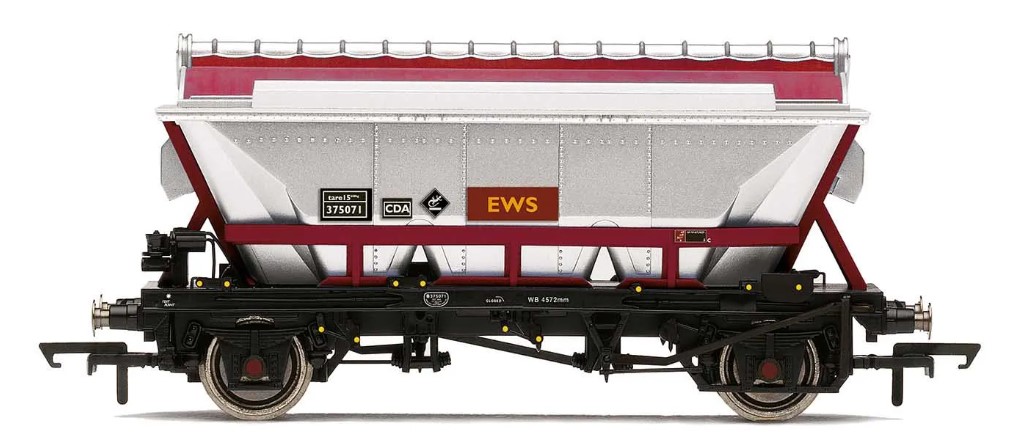 Hornby R60070 CDA Hopper, EWS - Era 8 Wagon, Time Tunnel Models